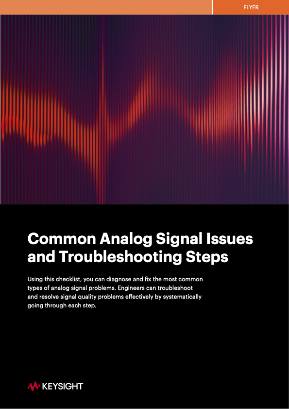 What is an Analog signal? Meaning &Definition - Keysight ...