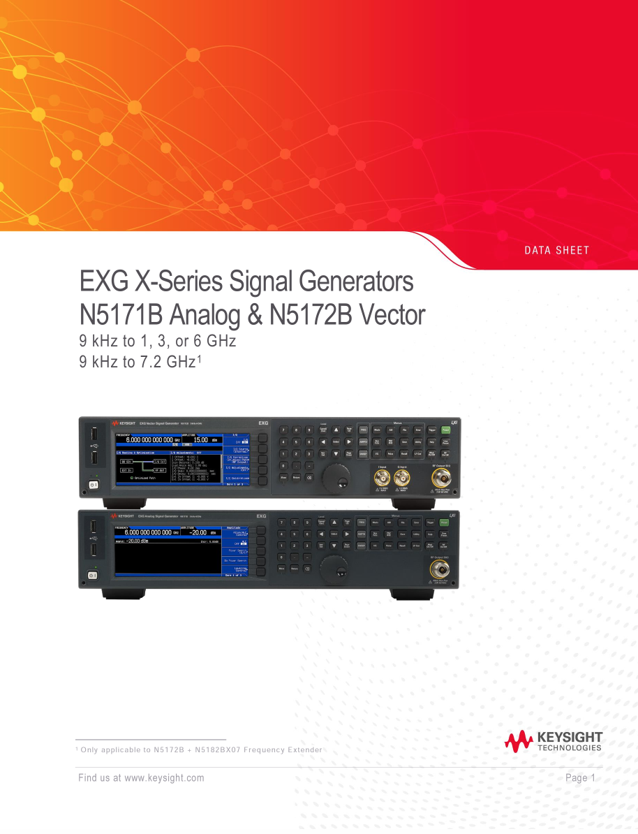 Limited Stock: Keysight Used N5171B EXG X-Series RF Analog Signal ...